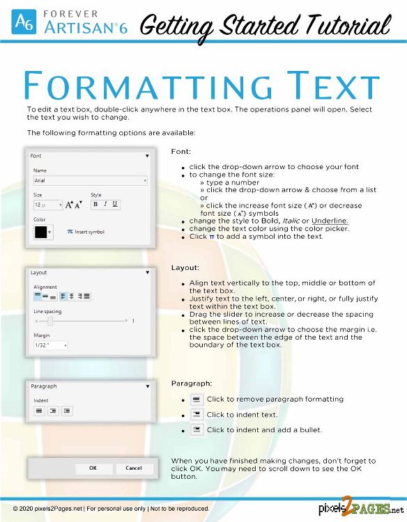 p2P_FormattingText_GS5.pdf | Document by FOREVER pixels2Pages | FOREVER.com